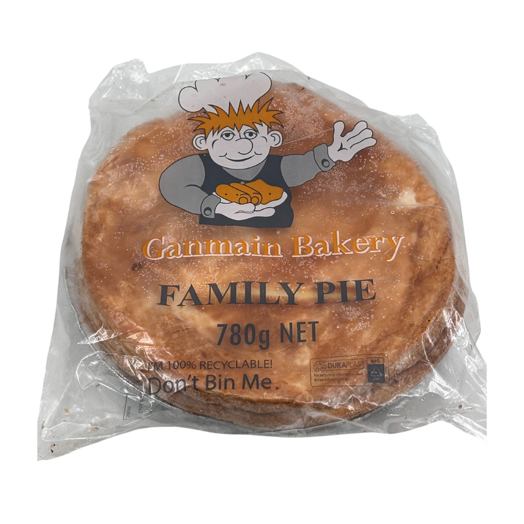 Ganmain Bakery Plain Family Pie 780g – Knights Deli